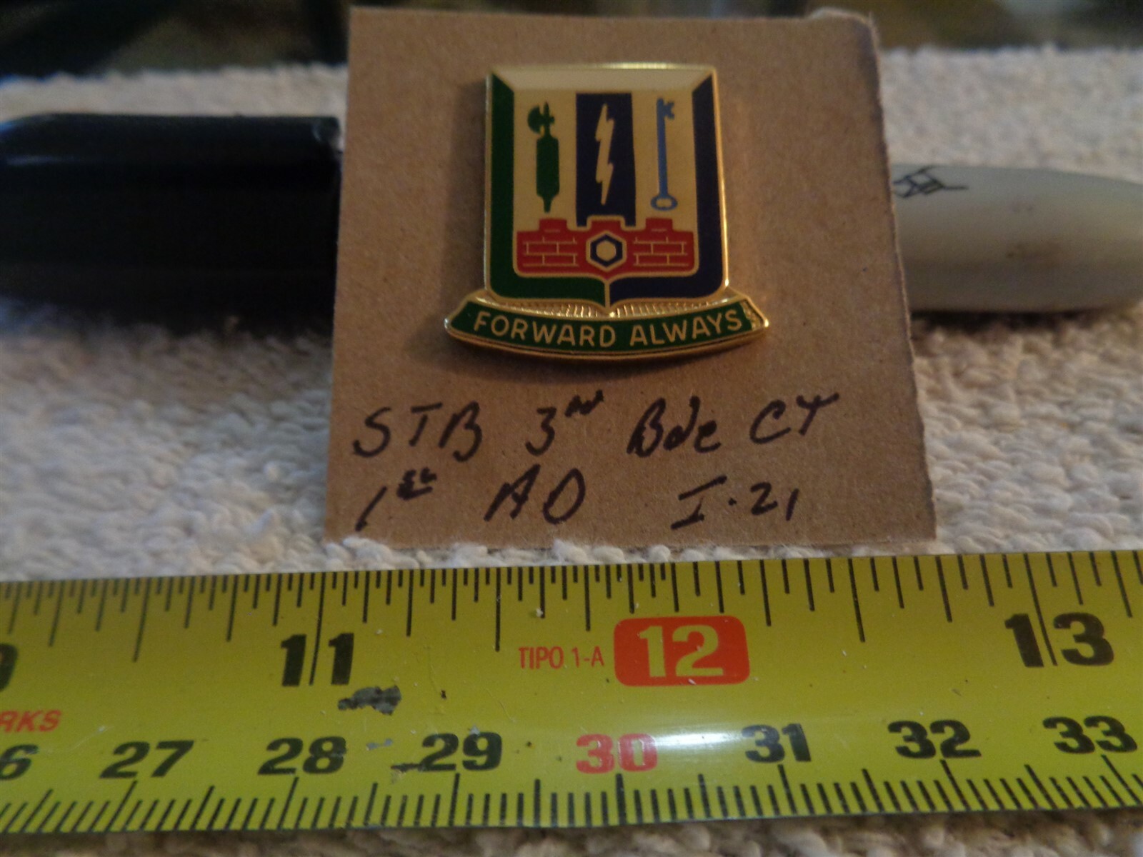 STB 3rd Bde Combat Team 1st Armored Division I-21 Unit Crest, DI, DUI ...