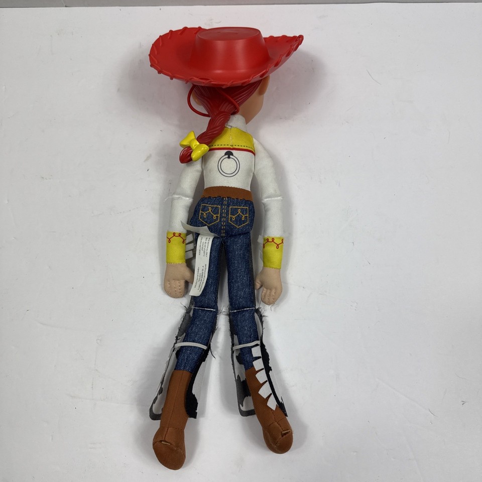 Thinkway Toy Story 4 Jessie Soft Huggable Doll Plastic Head Soft Body w ...