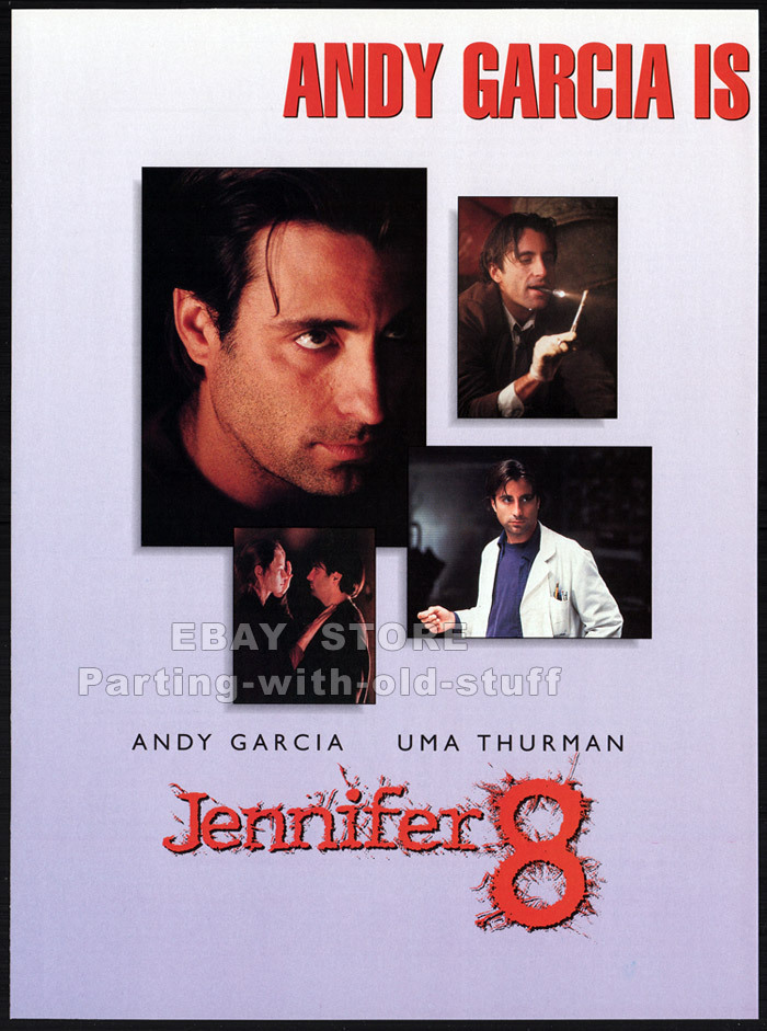 JENNIFER 8__Original 1993 Trade print AD promo__UMA THURMAN__ANDY ...