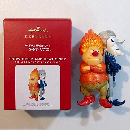 Hallmark 2021 Snow Miser and Heat Miser Ornament The Year Without a ...