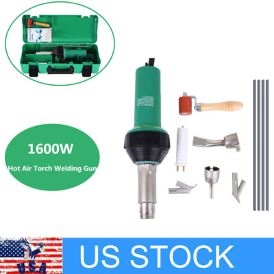 1600W Professional Hot Air Torch Heat Gun Plastic Welding Gun PVC ...
