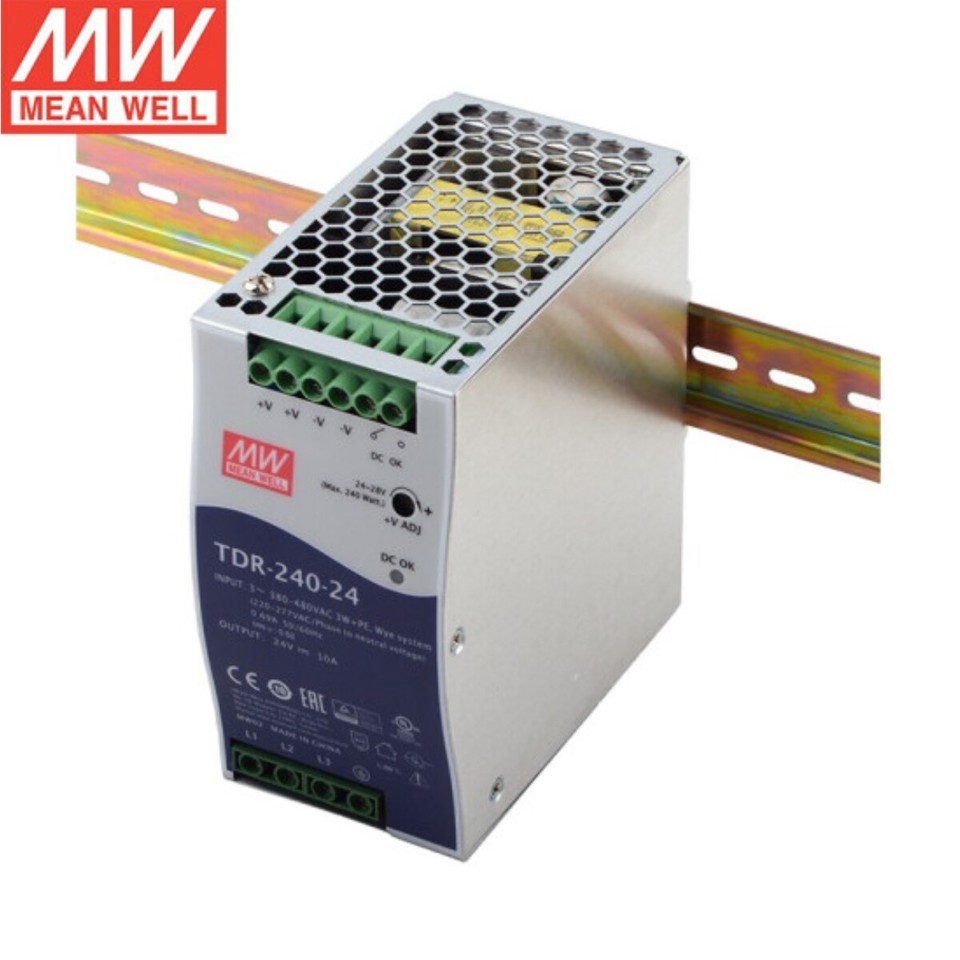 MEANWELL Switching Power Supply TDR-240 24V 48V 240W 380V Rail ...