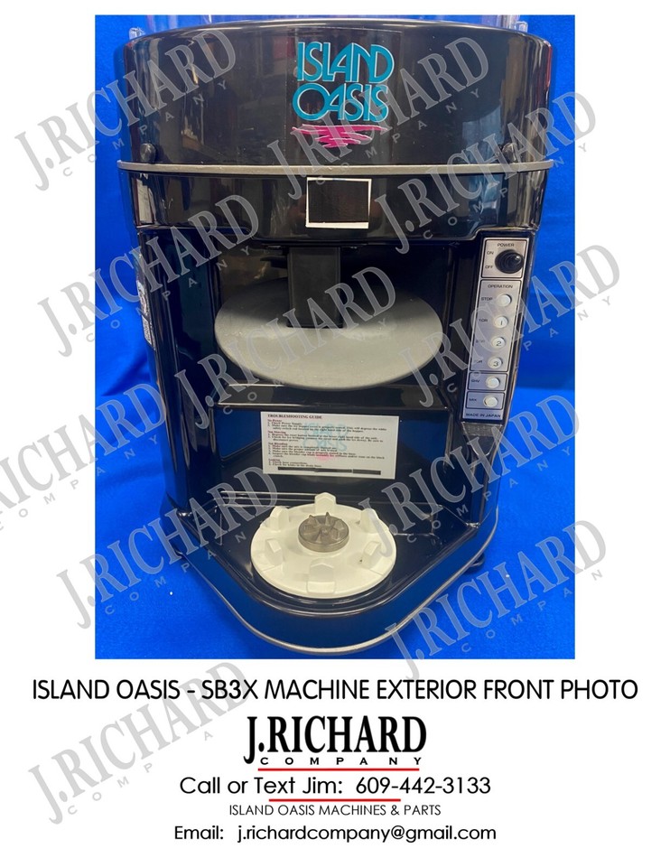 ISLAND OASIS SB-3X MACHINE w/WRNTY - SMOOTHIE & FROZEN DRINK ICE SHAVER ...