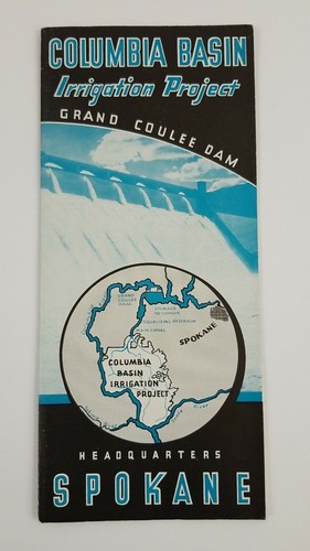 Vintage Brochure - Columbia Basin Irrigation Project GRAND COULEE DAM ...