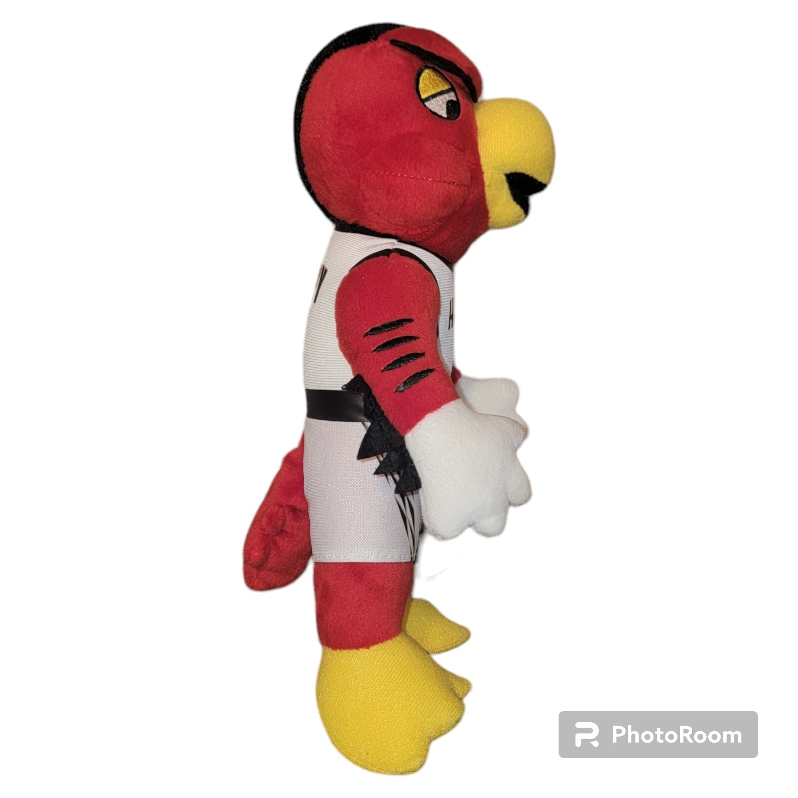 Atlanta Hawks Mascot Harry The Hawk 10" Plush Mascot Factory White ...