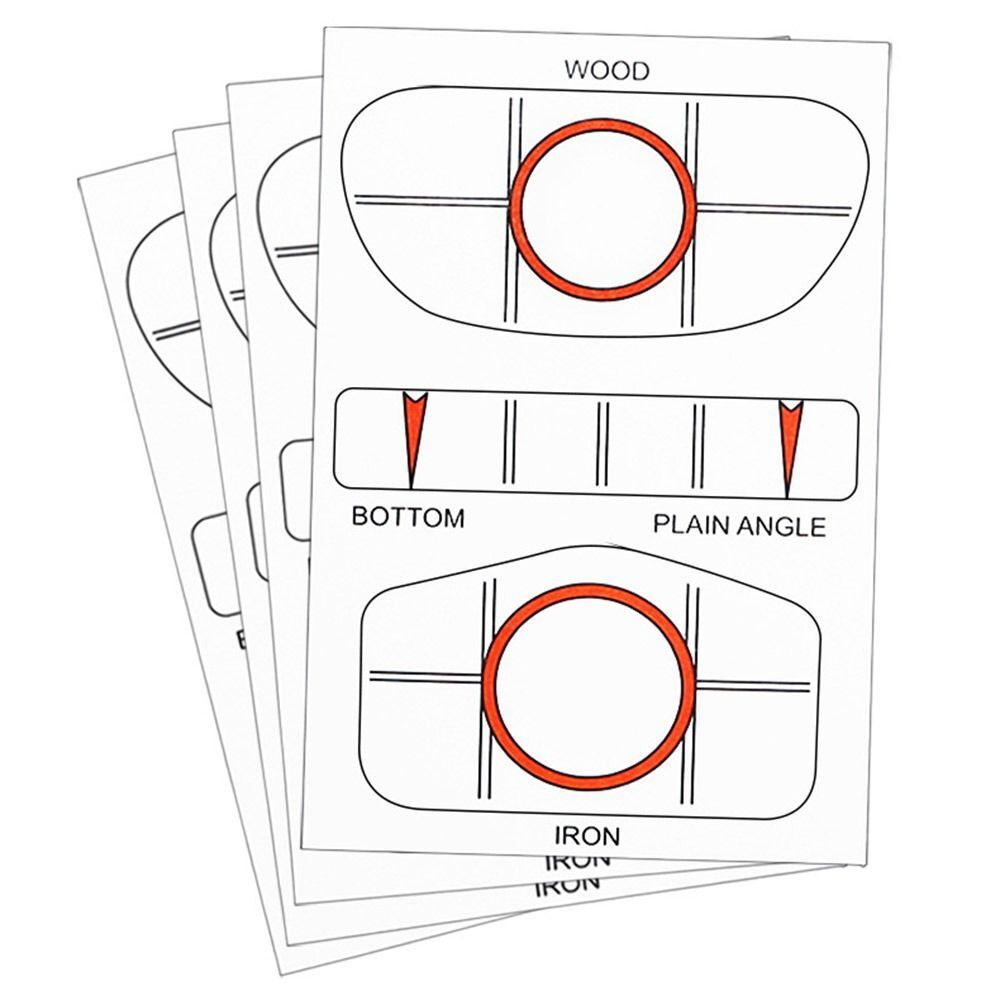 Paper Target Sticker Golf Driver Impact Tape Golf Labels Golf Club ...
