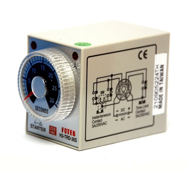1 PC Fotek Multi-Range On Delay Timer H3-TRD-30S for sale online | eBay