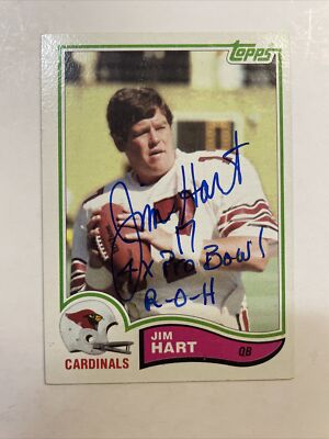 1982 Topps Jim Hart Autographed Card #469 St. Louis Cardinals A-63 | eBay