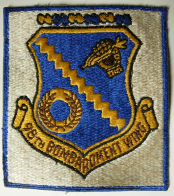 1950s 1960s USAF Sac 98th Bombardment Wing Patch - Used, off of Jacket ...