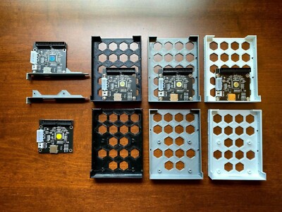 PCI bracket / 3.5" floppy bay microSD to IDE hard drive carrier ...