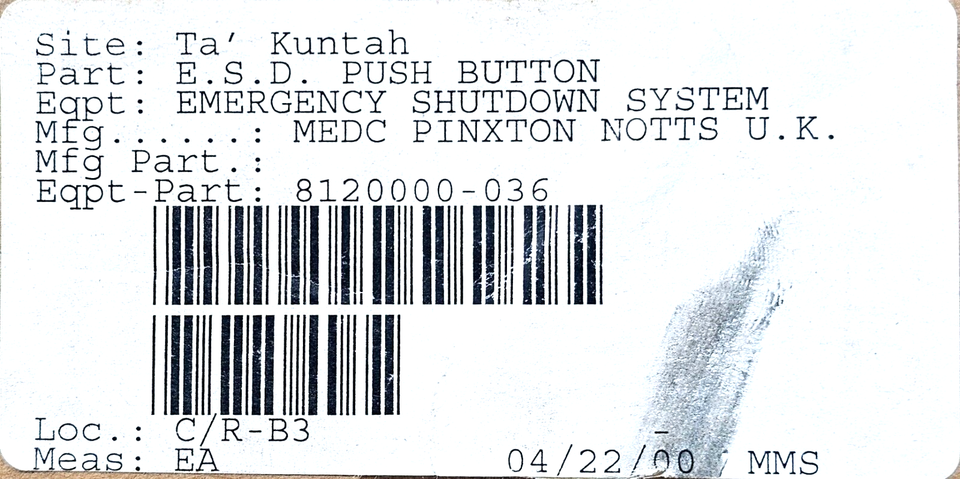 SM87-PBLD FIRE ALARM MEDC SM87PBLD | eBay