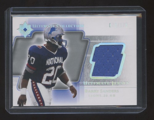 2004 Upper Deck Ultimate Collection - Ultimate Jerseys Barry Sanders # ...