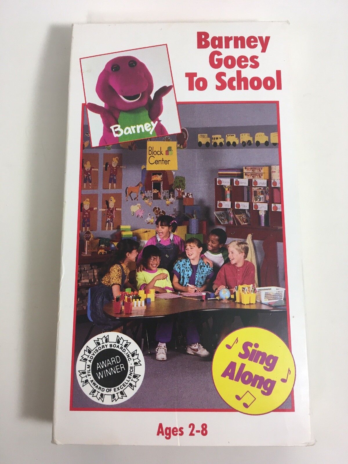 Barney Goes To School Sing Along VHS Video Tape 1990 Vintage | eBay