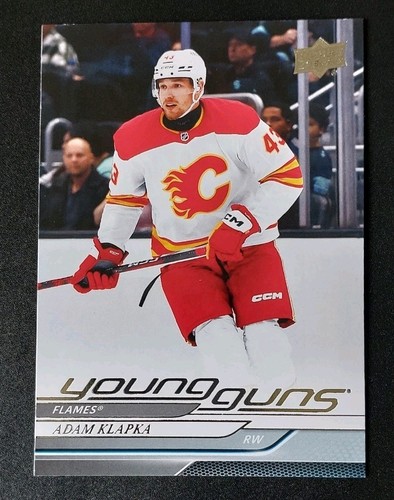 2024-25 Upper Deck Adam Klapka Young Guns Rookie Card #460. Calgary ...