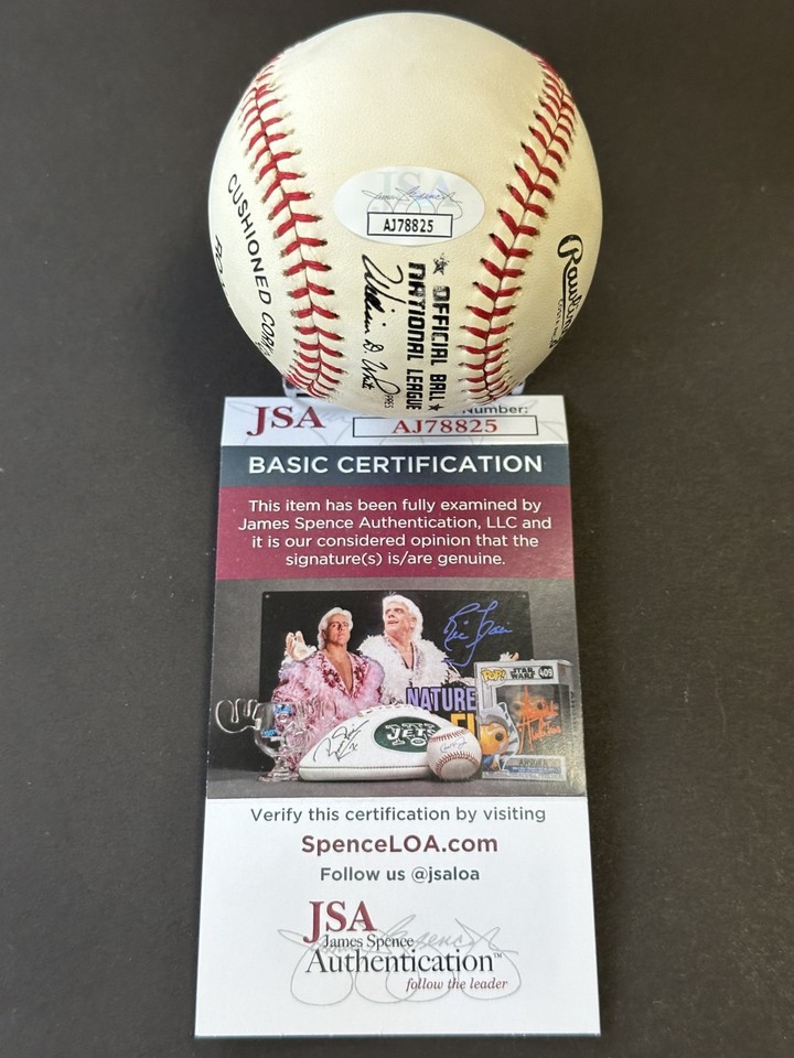 Tom Seaver New York Mets HOF Signed ONL Baseball JSA COA Auto Auction ...