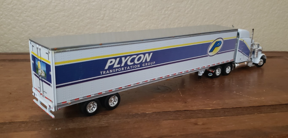 DCP 30751 Plycon Transportation Peterbilt 379 Utility Dry Van 1/64 | eBay