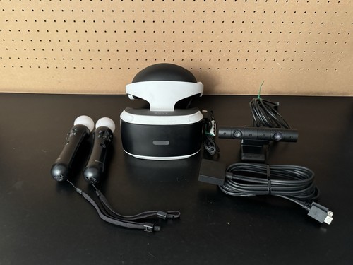Sony PlayStation VR PS4 VR Headset, Motion Camera, Controllers, Cables ...