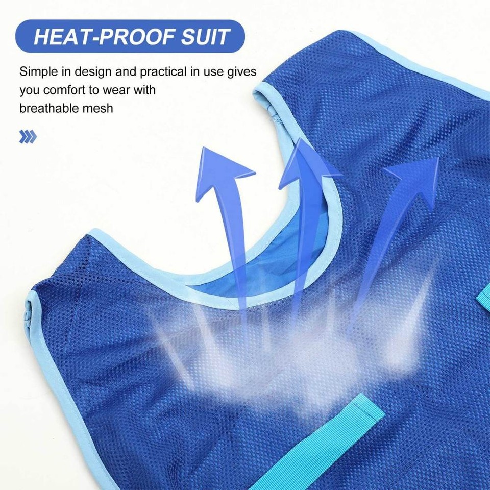 Ice Cold Vest Ice Pack Jackets Cooling Vest Cooling Clothes Hot Weather ...
