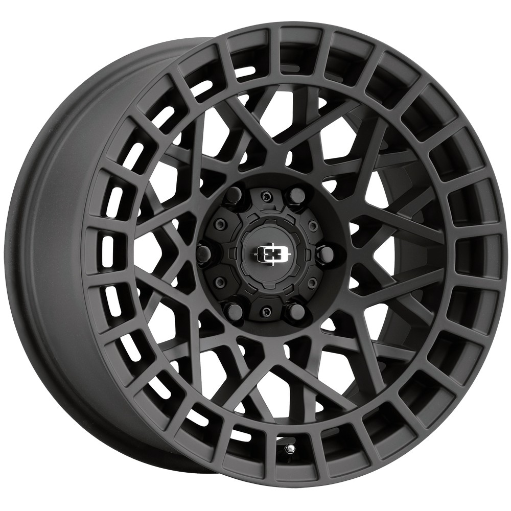 (Set of 4) Vision 349 Savage 15x7 5x100 +15mm Satin Black Wheels Rims ...