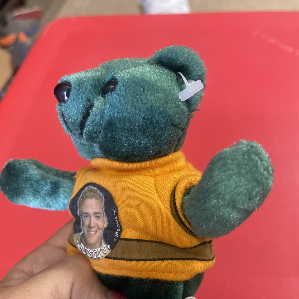 NSYNC Plush Beanie Bear Justin Timberlake 8” Limited Edition Rare Bear ...