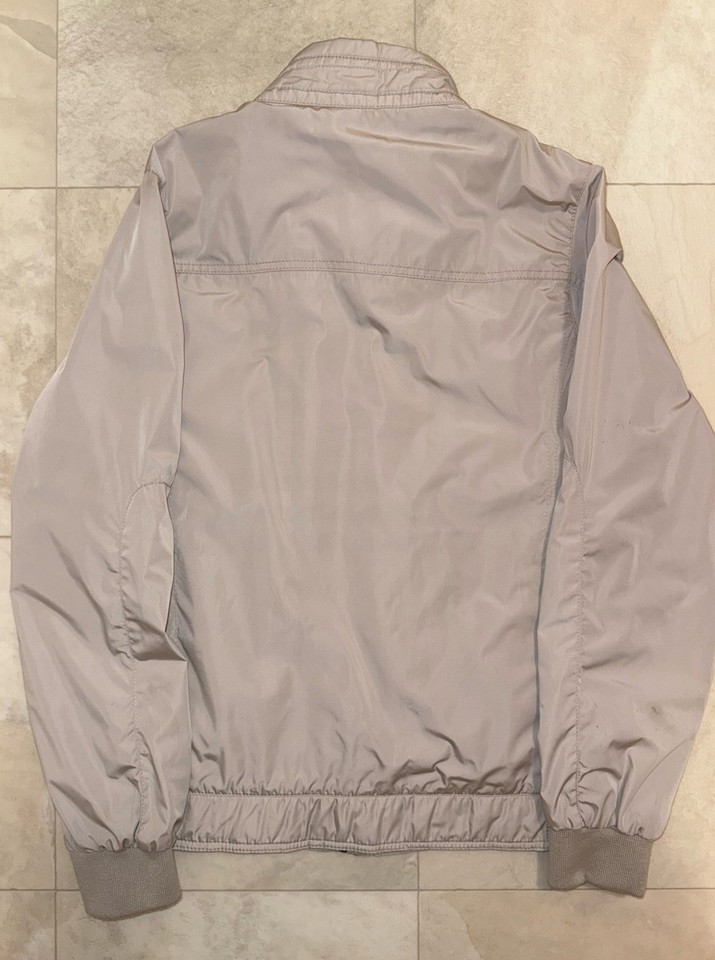 Medium - Burberry Brit Bomber Jacket ' Tan !GREAT CONDITION! | eBay