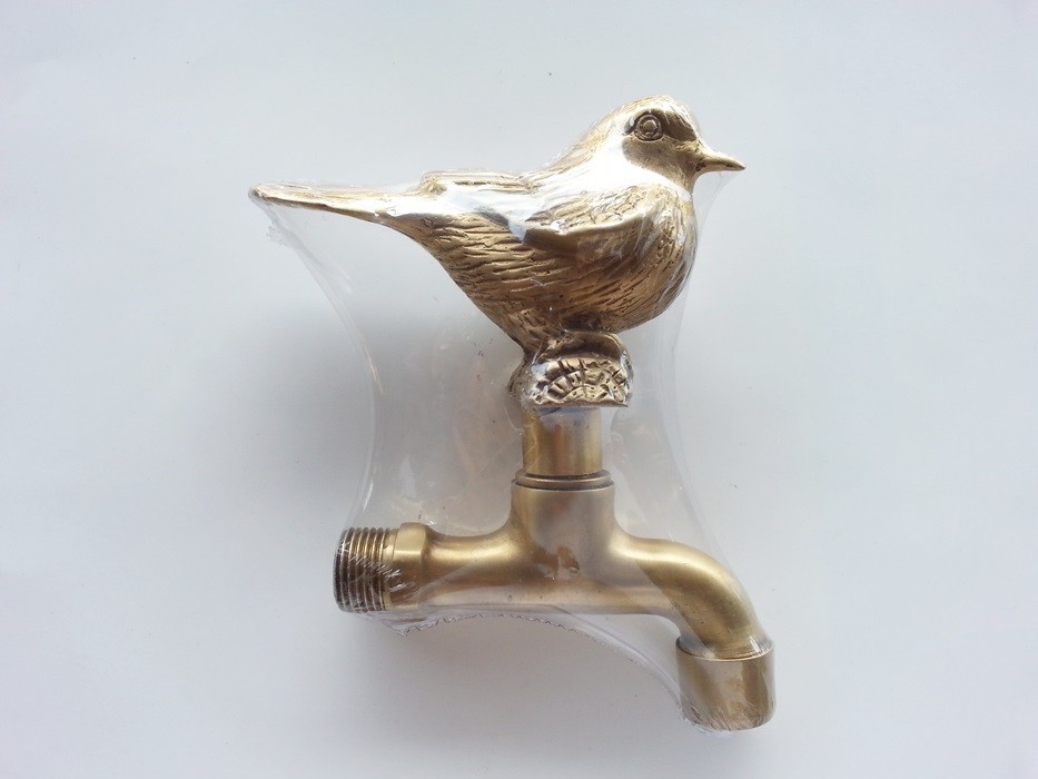 Brass Tap Faucet Basin Sink Bird Spigot Vintage Kitchen Water Home ...