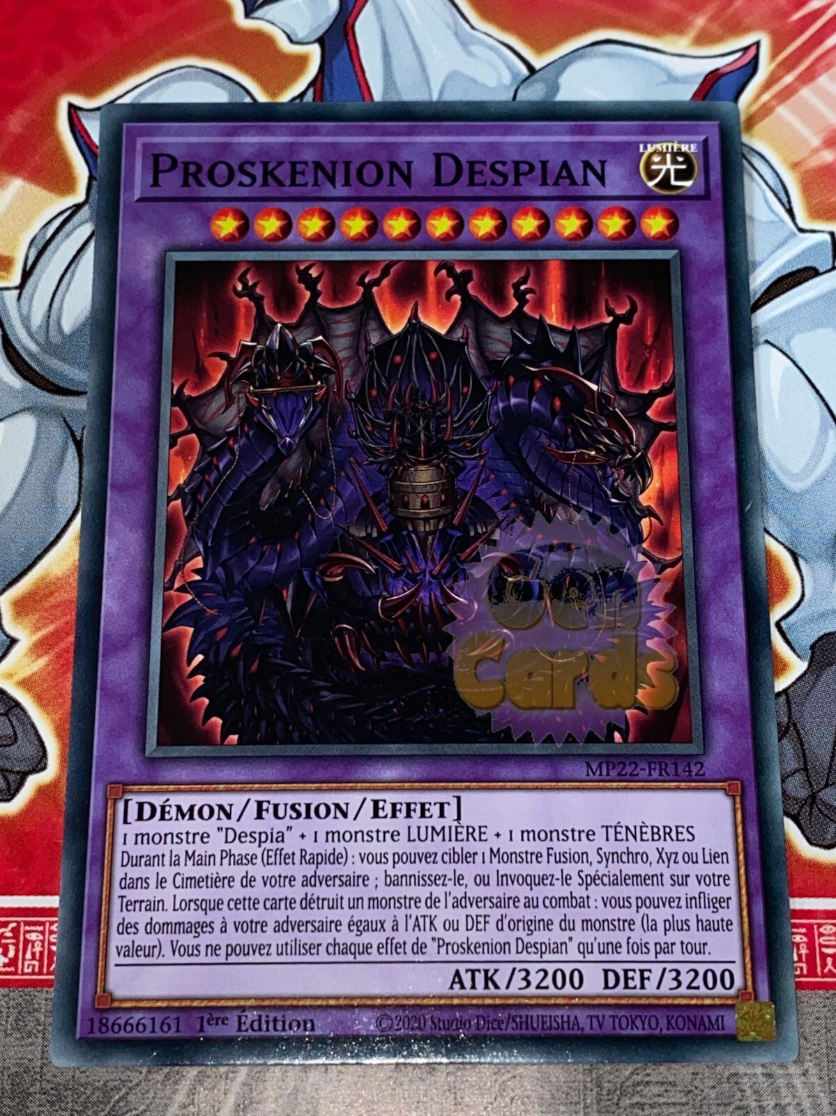 Carte Yu Gi Oh PROSKENION DESPIAN MP22-FR142 x 3 | eBay