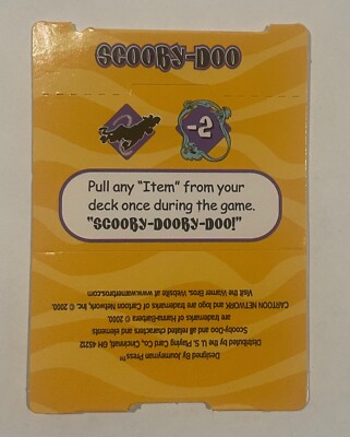 SCOOBY-DOO EXPANDABLE CARD GAME ECG SUPER RARE SCOOBY-DOO POP-UP CARD ...