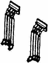 Details West 265 HO Scale MU Cables -- 4-Cluster, All Roads pkg(4) | eBay