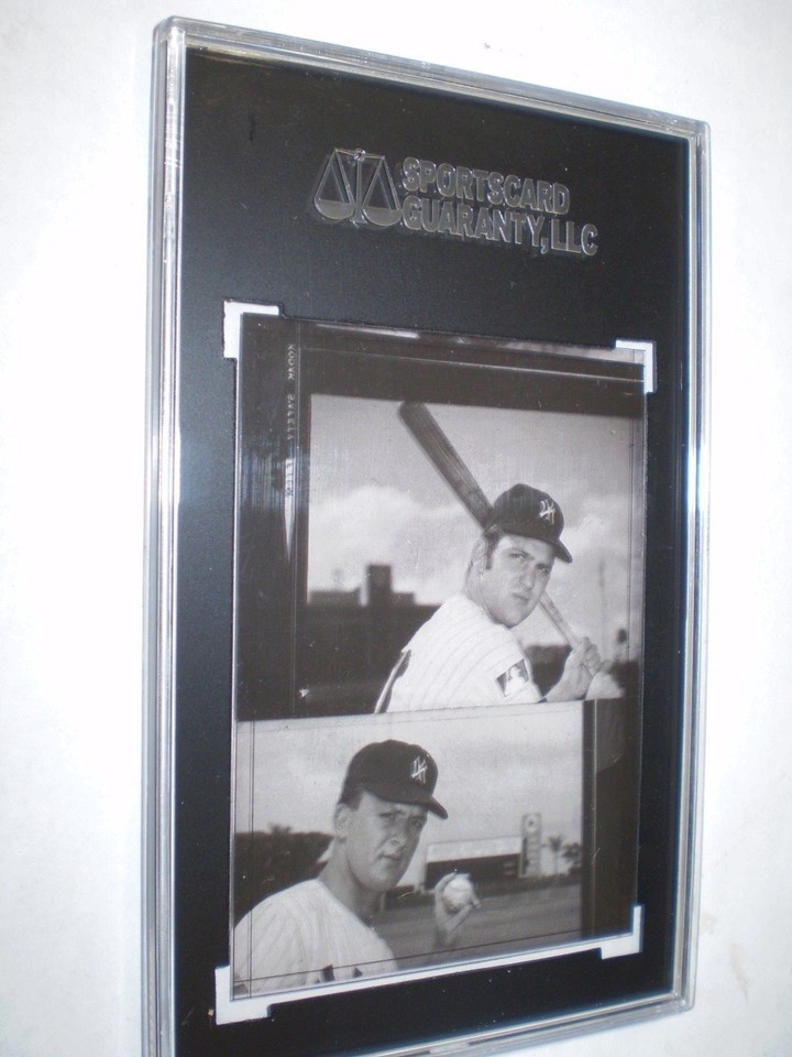 1970 TOPPS VAULT THURMAN MUNSON RC 189 FILM TRANSPARENCY 1/1 PRODUCTION ...