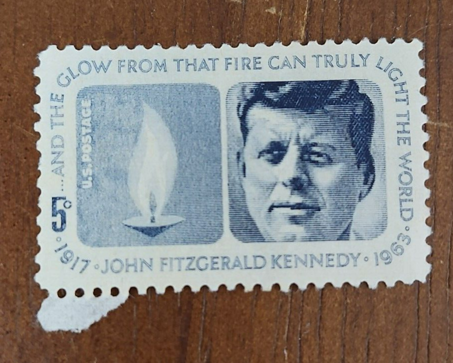 5 Vintage John J. Kennedy United States 5 Cent Postage Stamps, Original ...