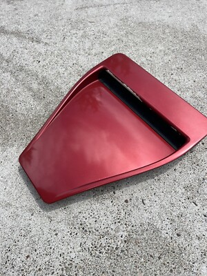 13-15 Mitsubishi Lancer Evolution Ralliart Hood Mounted Scoop Rally Red ...