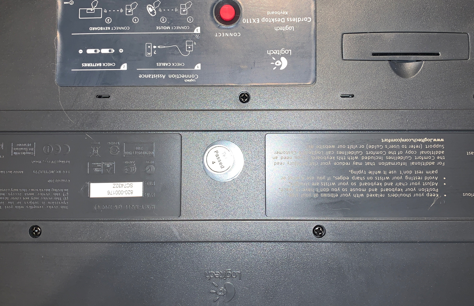 Logitech Cordless Desktop EX110 Wireless Keyboard | eBay