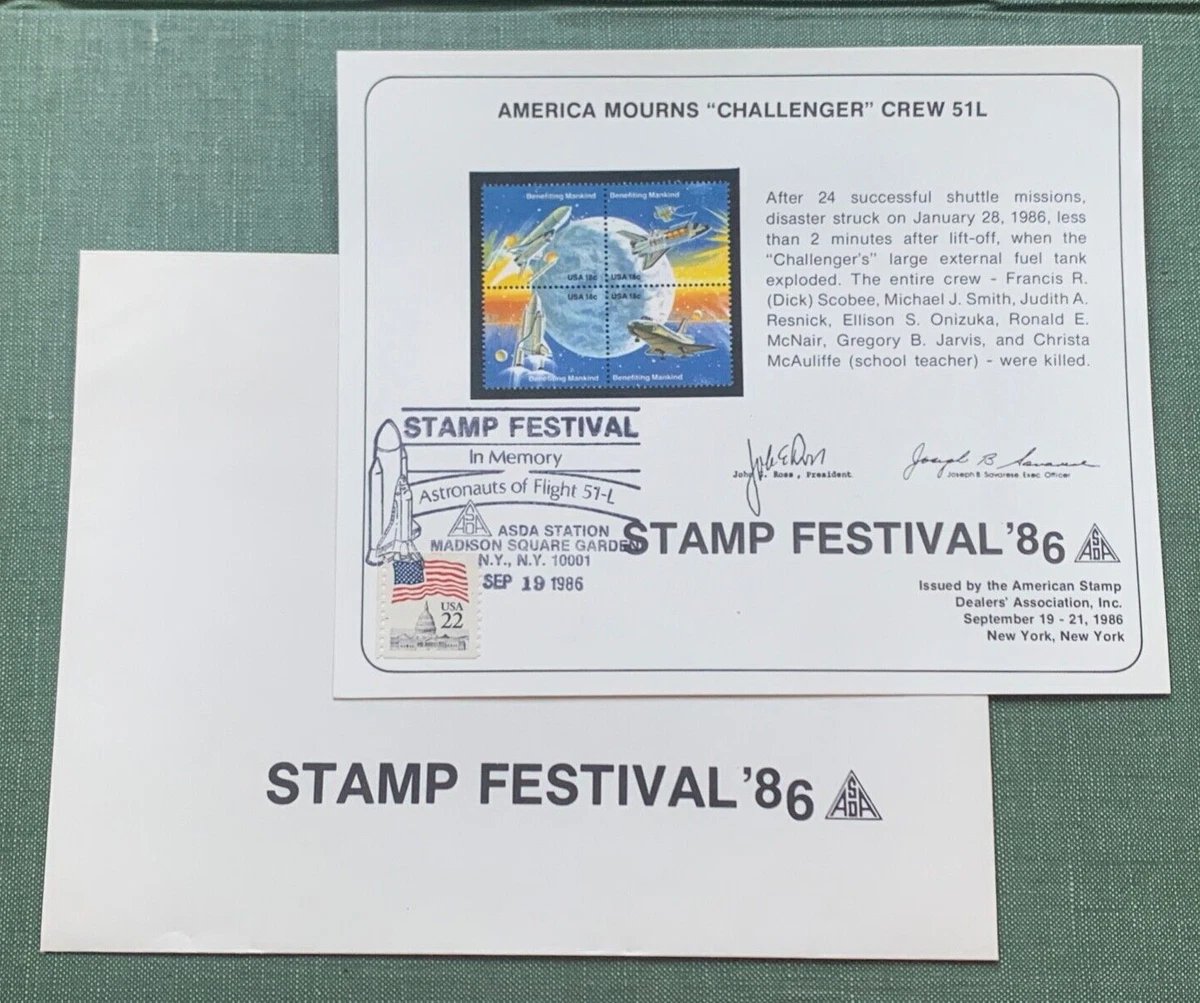 Space Shuttle Challenger Stamp