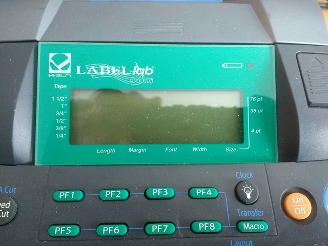 K-Sun Labellab 9600KI Label Maker W/ Carrying Case Cartridges Bundle ...