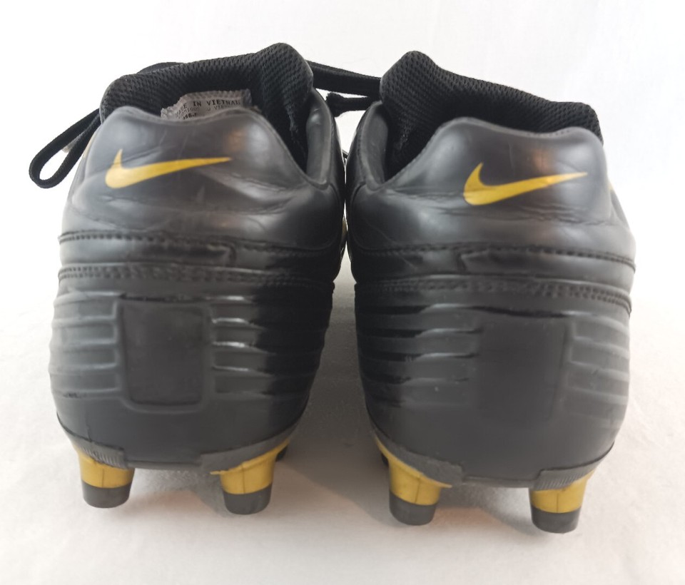 Nike Total 90 T90 Shift Soccer Cleats MenS 9 Black Gold 313986-071 ...