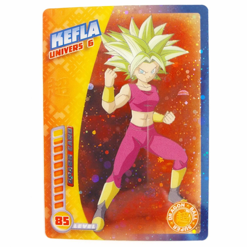 Carte Dragon Ball Super Trading Cards N°125 Kefla Univers 6 Panini Fr ...