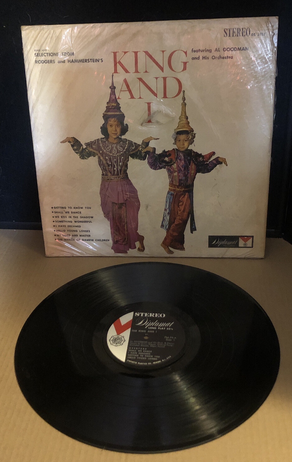 Al Goodman And His Orchestra The King And I 33 RPM LP Record Diplomat ...