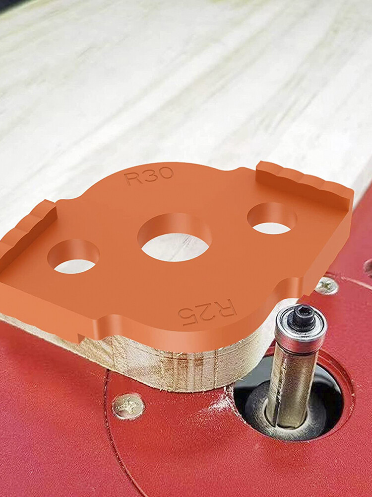 4Pcs Corner Routing Template Plastic Radius Jig Router Template Rounded ...