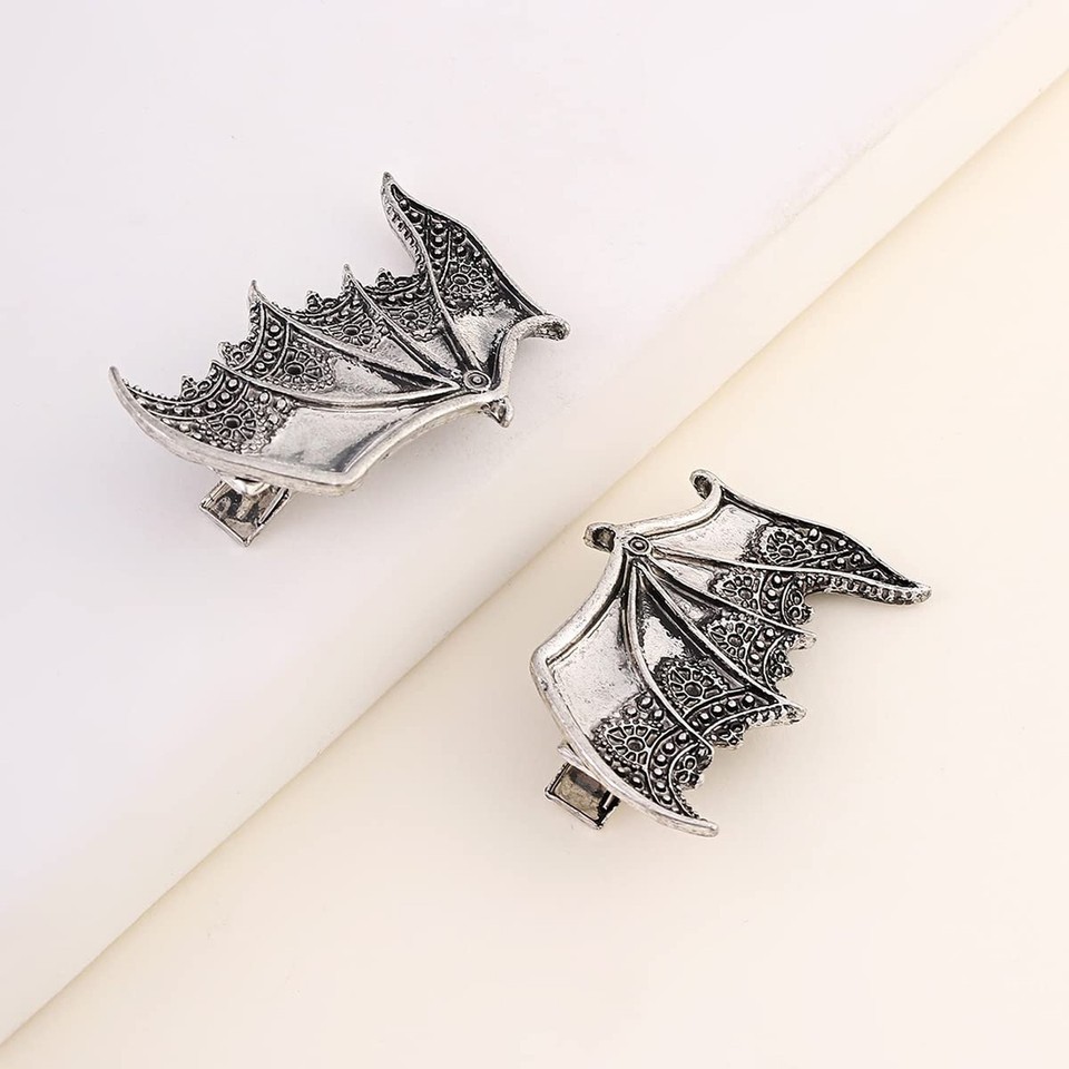 Halloween Bat Wing Hair Clips for Women Girls Devil Wings Hair Clip ...