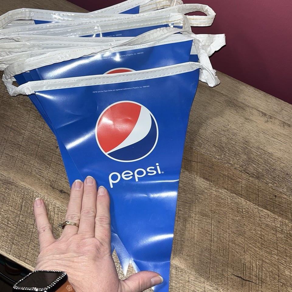 Pennant Banner Flags Triangle Pepsi/NFL Double Sided | eBay