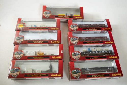 Ertl Collectibles HO Train Lot (UW4/JSF6) Railway Designs 7 Pieces 1997 ...