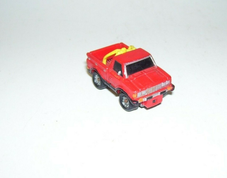 Micro Monster Machines Red 4x4 Muscle Machines Pick-up | eBay