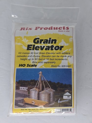 HO Scale Rix Products 628-0407 Grain Elevator Kit 400628004075 | eBay