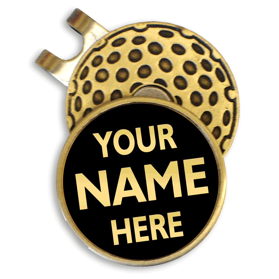 Personalised Golf Ball Marker on Magnetic CAP CLIP | eBay