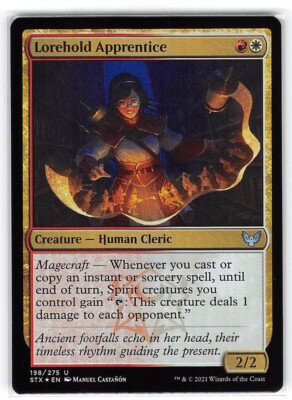 Lorehold Apprentice *FOIL Uncommon* Magic MtG x1 Strixhaven | eBay