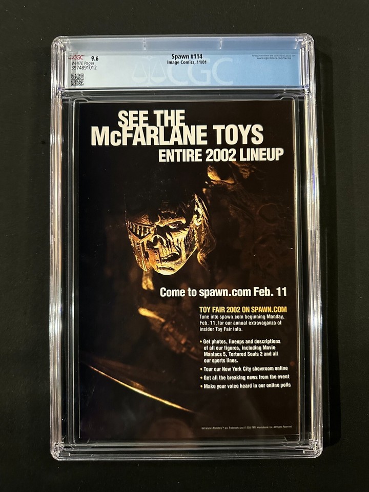 Spawn #114 CGC 9.6 (2001) | eBay
