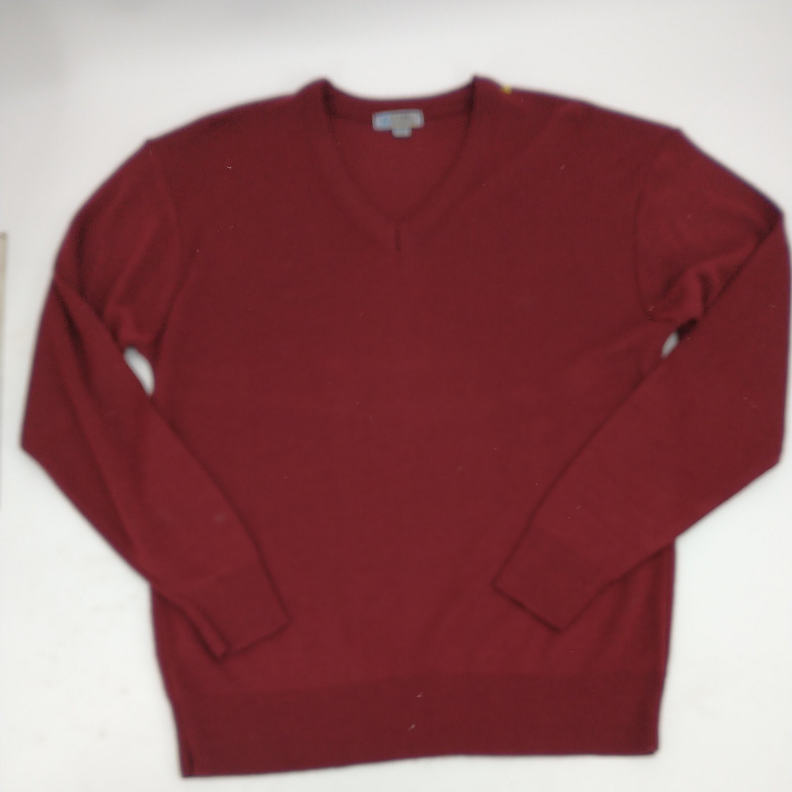 Vintage Andrew Rohan Edwards Acrylic V-Neck Sweater Size Large Made in ...