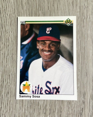 1990 MLB Upper Deck Baseball | Sammy Sosa RC | #17 | Chicago White Sox ...