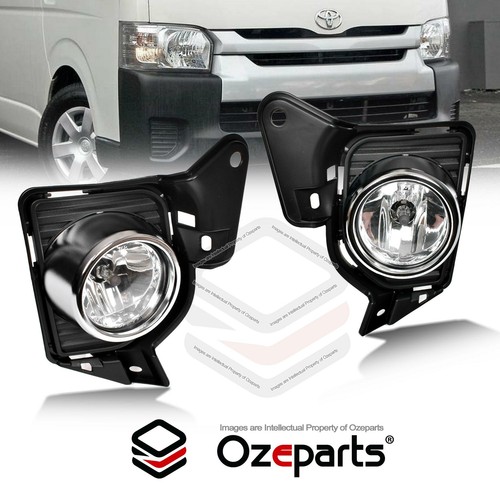 Full Set Fog Light Spot Driving Lamp KIT (Chrome) For Toyota Hiace 14 ...